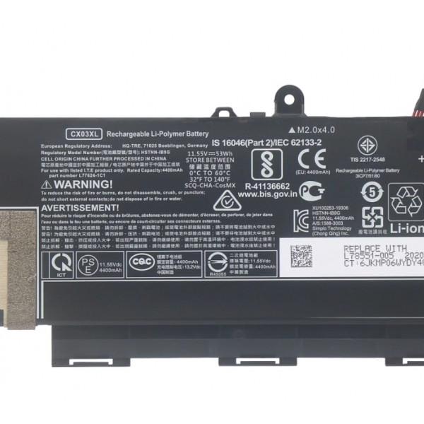 Hp CX03XL HSTNN-IB9G L78551-005 EliteBook x360 830 G8 Battery