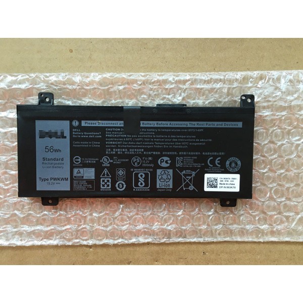 Dell PWKWM 15.2V 56Wh Replacement Laptop Battery for Inspiron 14 7466
