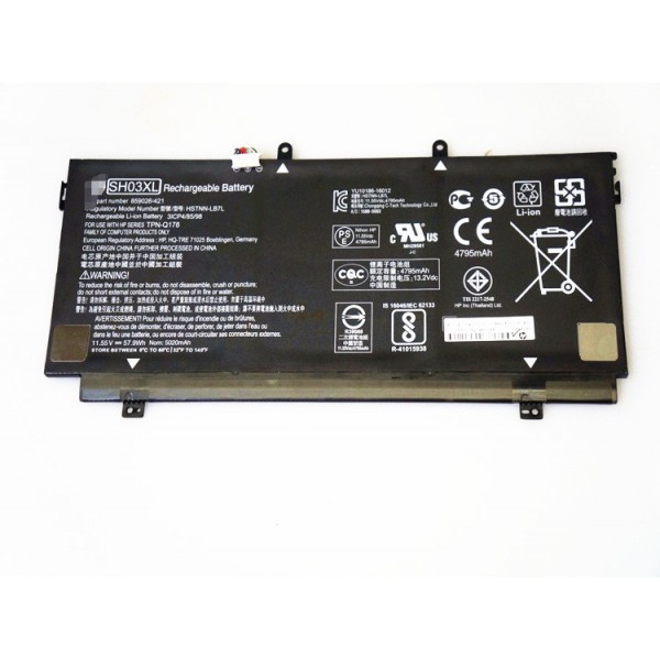Replacement HP Spectre x360 13 SH03XL HSTNN-LB7L Laptop Battery